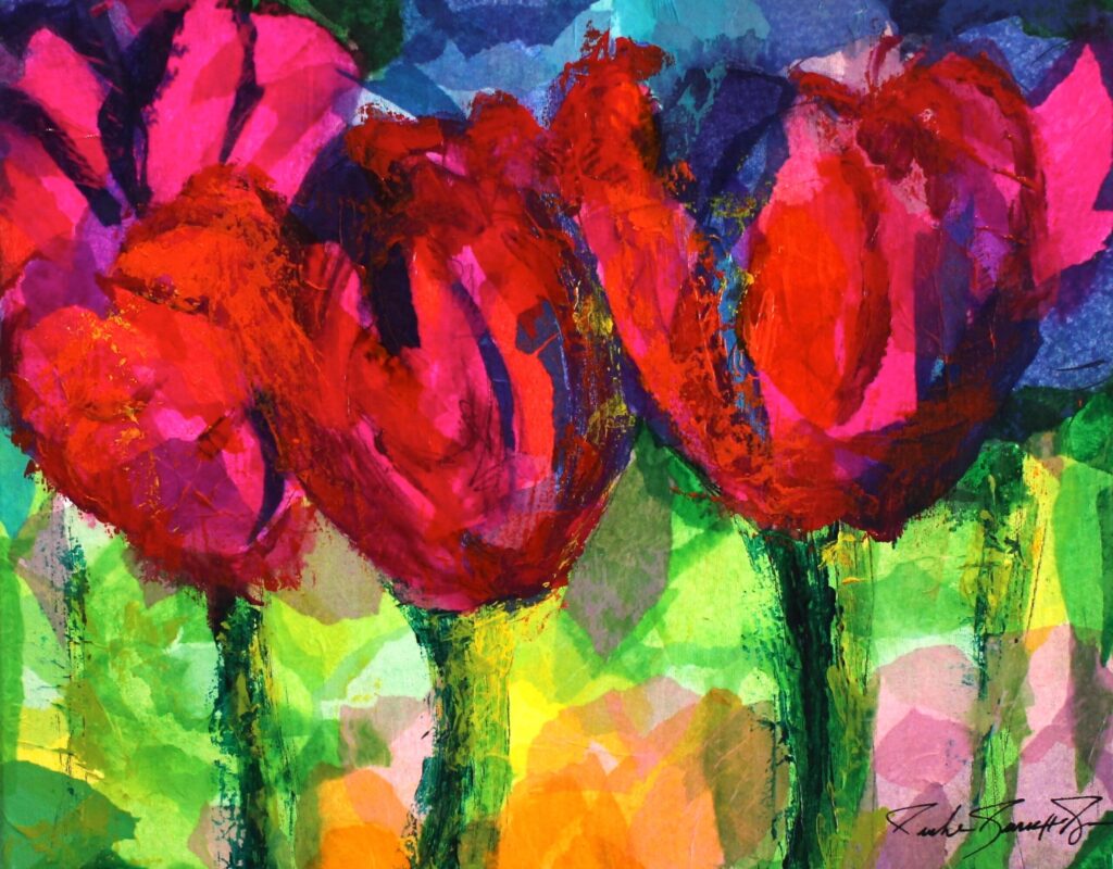 Night Shade Tulip - Art Collective St. Augustine